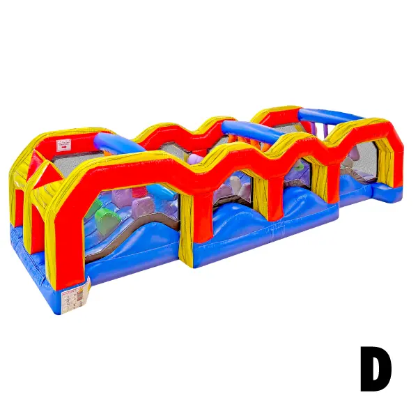 Ninja Run B + D Inflatable Obstacle Course - Acme Partyworks